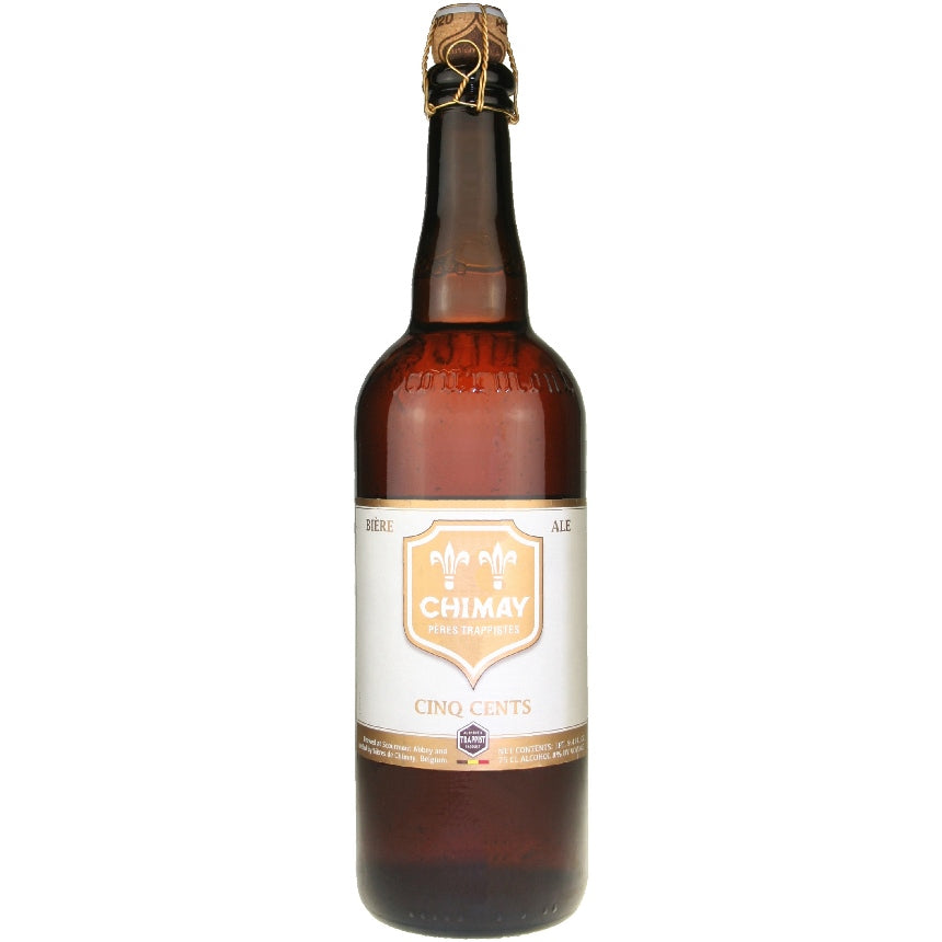 Chimay Trappist Cinq Cents (white label) 25.4 oz – BELGIAN-STYLE ALES