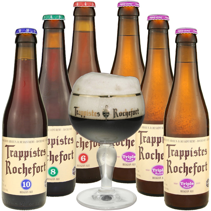 Rochefort Trappist Triple Play (6 ales & 1 glass) – BELGIAN-STYLE ALES